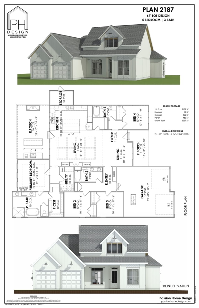 Plan 2187 – Passion Home Design